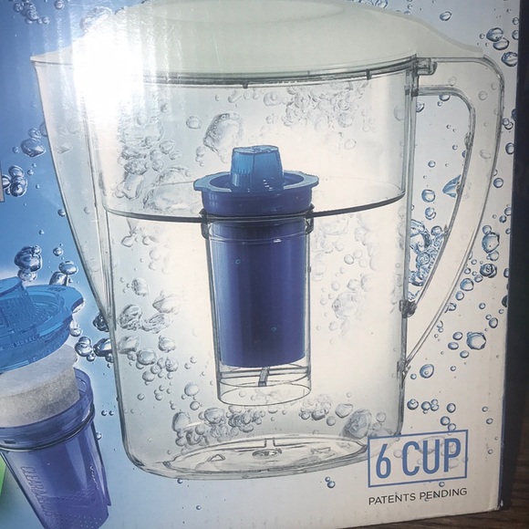 Clear Genius | Dining | Clear Genius Water Filtration System Pitcher 6 ...